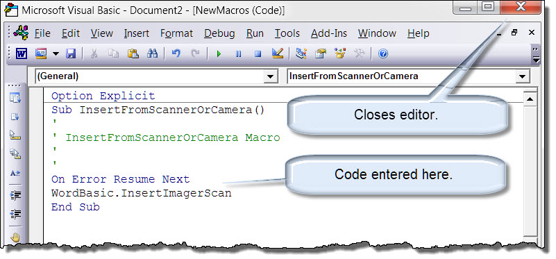 Vba On Error Resume Next Turn Off